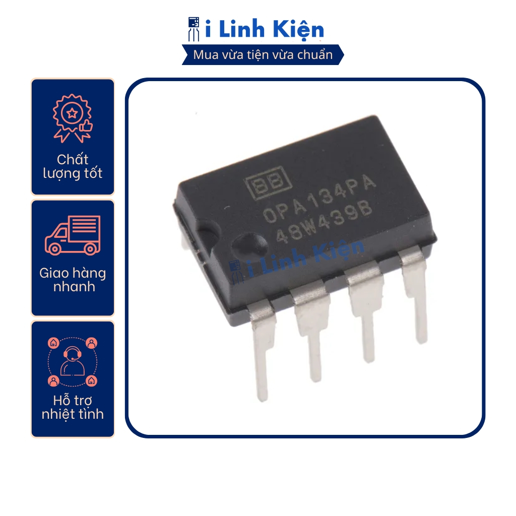 OPA134 PA DIP-8 High Performance Audio Op-Am | Shopee Việt Nam