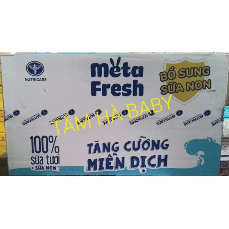 Thùng sữa non tươi Nutricare Meta Fresh ít đường (48 hộp x 110 ml ...