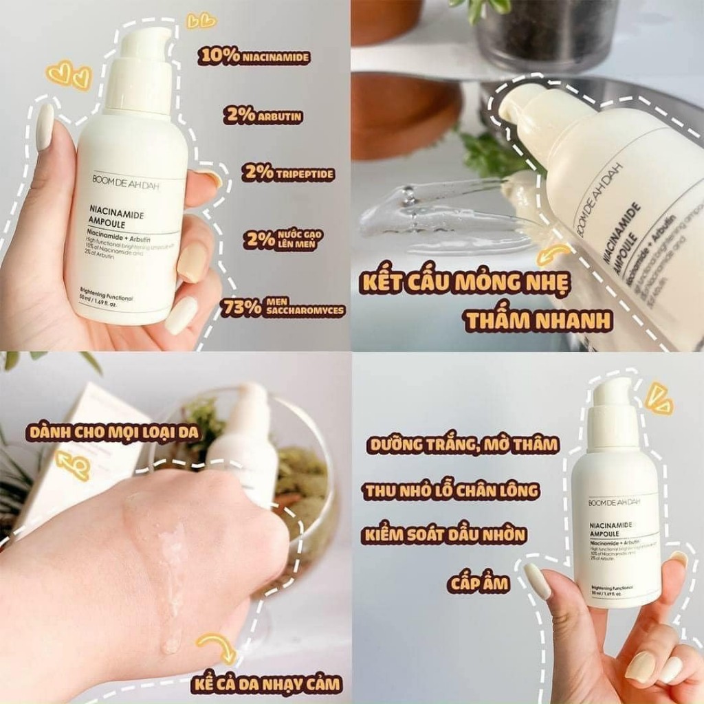 Serum Boom De Ah Dah Niacinamide 10% + Arbutin 2% 50ml Hàn Quốc ...