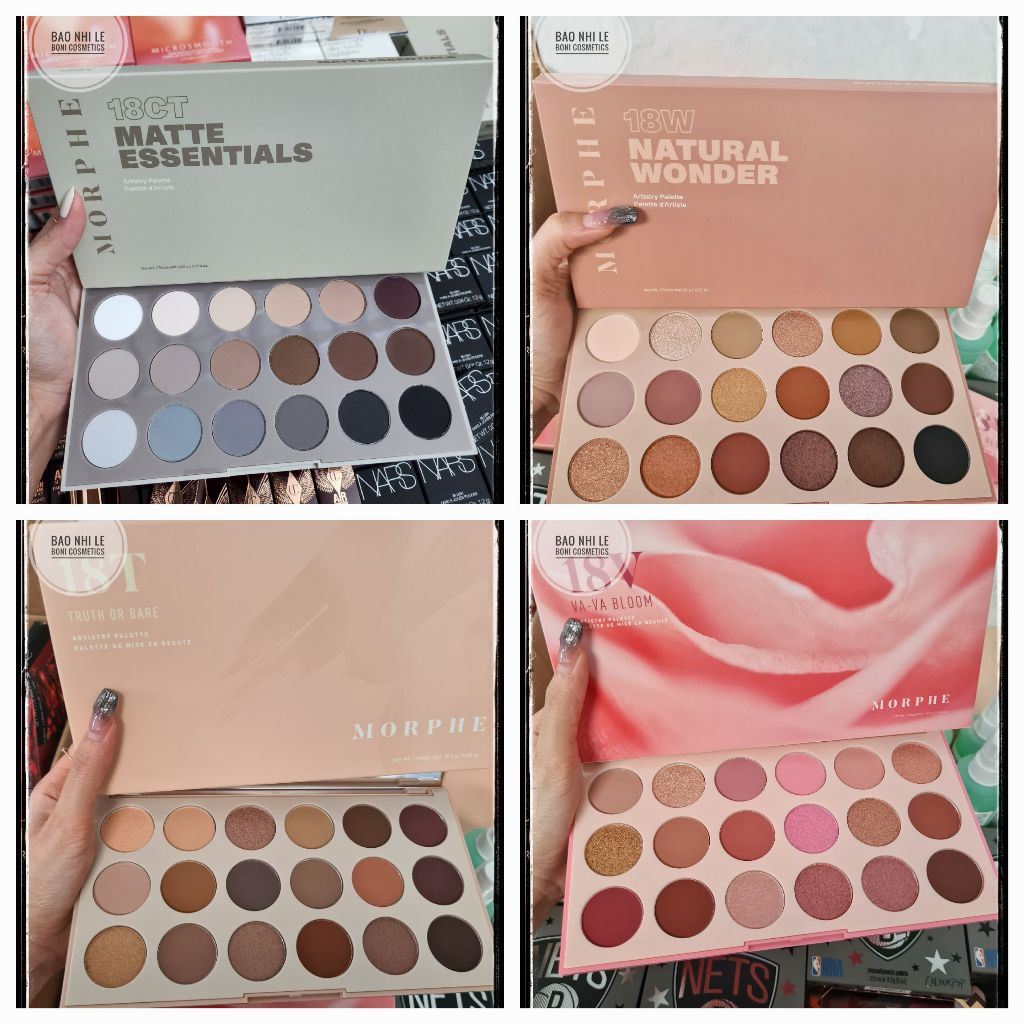 [CÓ SẴN] Bảng phấn mắt Morphe 18V/18T/18W/18CT | Shopee Việt Nam