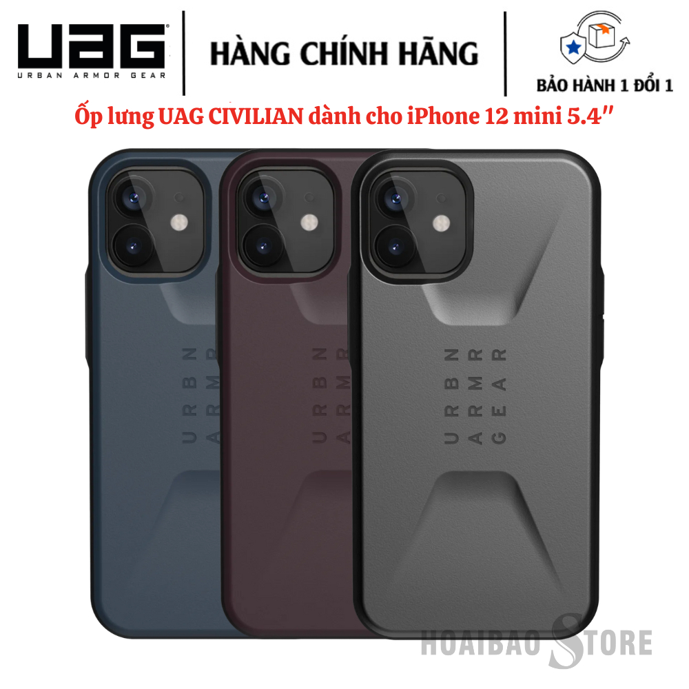 [HÀNG CHÍNH HÃNG] Ốp lưng UAG CIVILIAN dành cho iPhone 12 mini 5.4" đệm ...