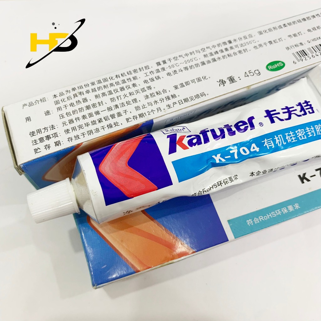 Keo Dán Tản Nhiệt Silicon Kafuter K-704 Chống Ẩm Bo Mạch Màu Trắng Sữa | Shopee Việt Nam