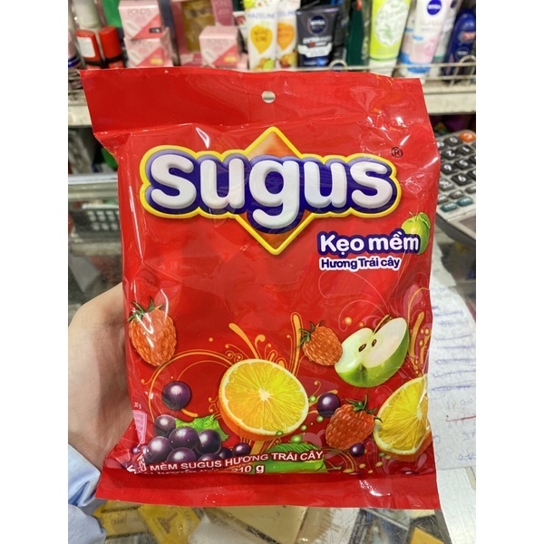 Túi kẹo mềm Sugus vị trái cây mix siêu ngon 210g | Shopee Việt Nam