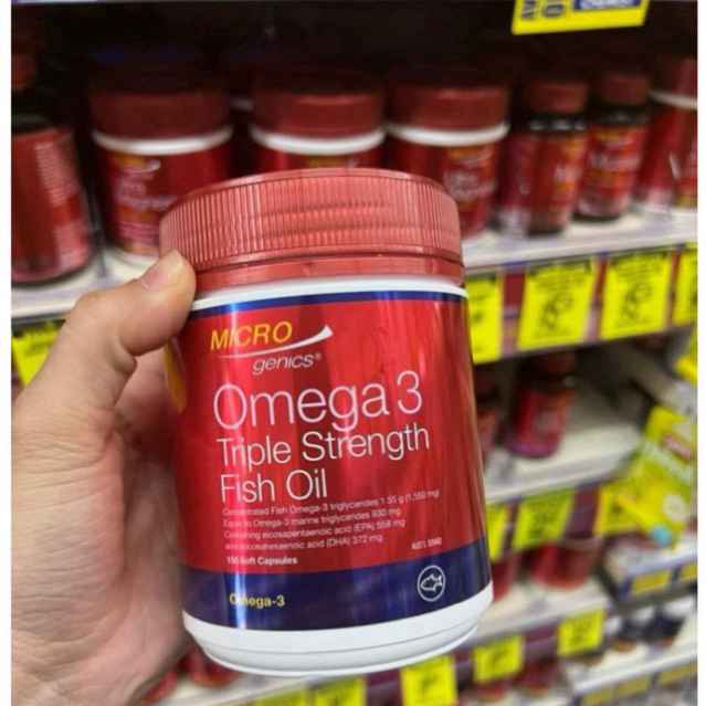 Microgenics Omega 3 Triple Strength Fish Oil - Microgenics Dầu Cá Omega 3 150 Viên | Shopee Việt Nam