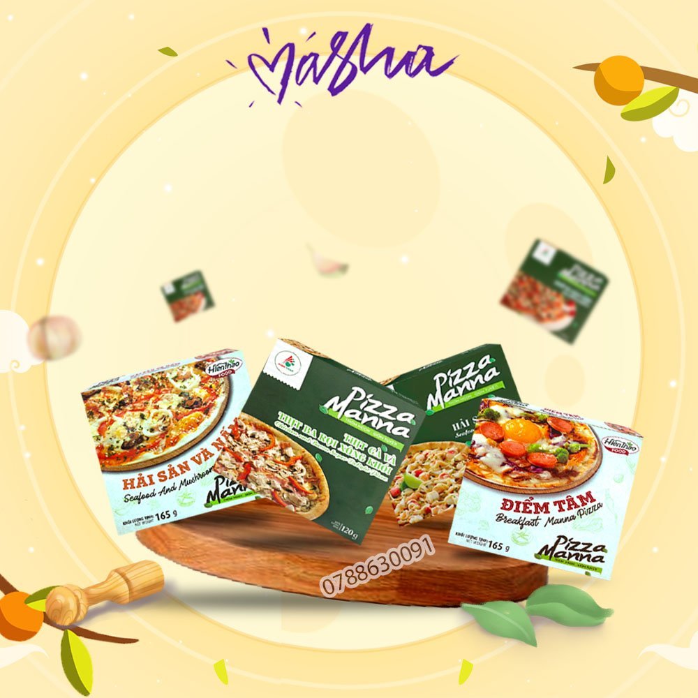 Pizza Manna - nhiều vị béo thơm chuẩn vị (120g) chính hãng | Shopee ...