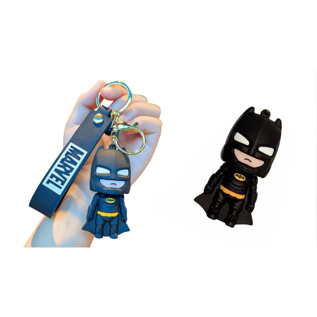 Móc khóa nhựa dẻo - silicon siêu anh hùng DC comics Batman người dơi ...
