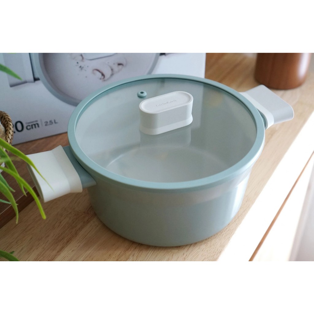 Nồi Suit LocknLock Có Chống Dính 20cm Màu Mint CSU1202MIT (cam kết hàng ...