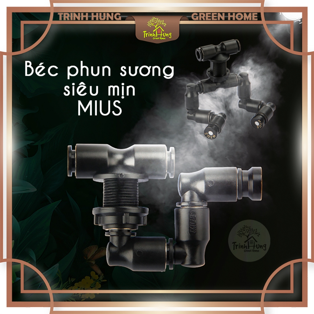 Béc phun, đầu phun sương siêu mịn Mius - dùng cho bể bán cạn, tiểu cảnh, paludarium | Shopee ...