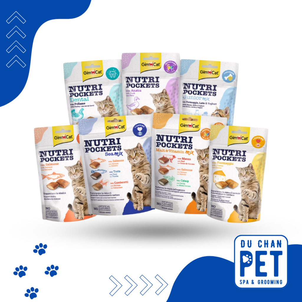 [GimCat] Bánh thưởng Giòn Dinh Dưỡng Cho Mèo GimCat Nutri Pockets ...