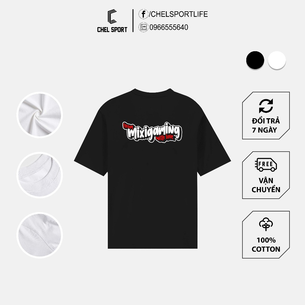 Áo thun Độ Mixi Gaming FWL 100% cotton [ẢNH THẬT] | Shopee Việt Nam