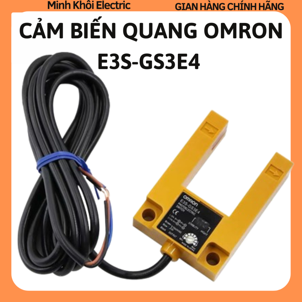Cảm biến hồng ngoại chữ U E3S-GS3E4,sensor cảm biến omron E3S-GS3E4,cảm ...