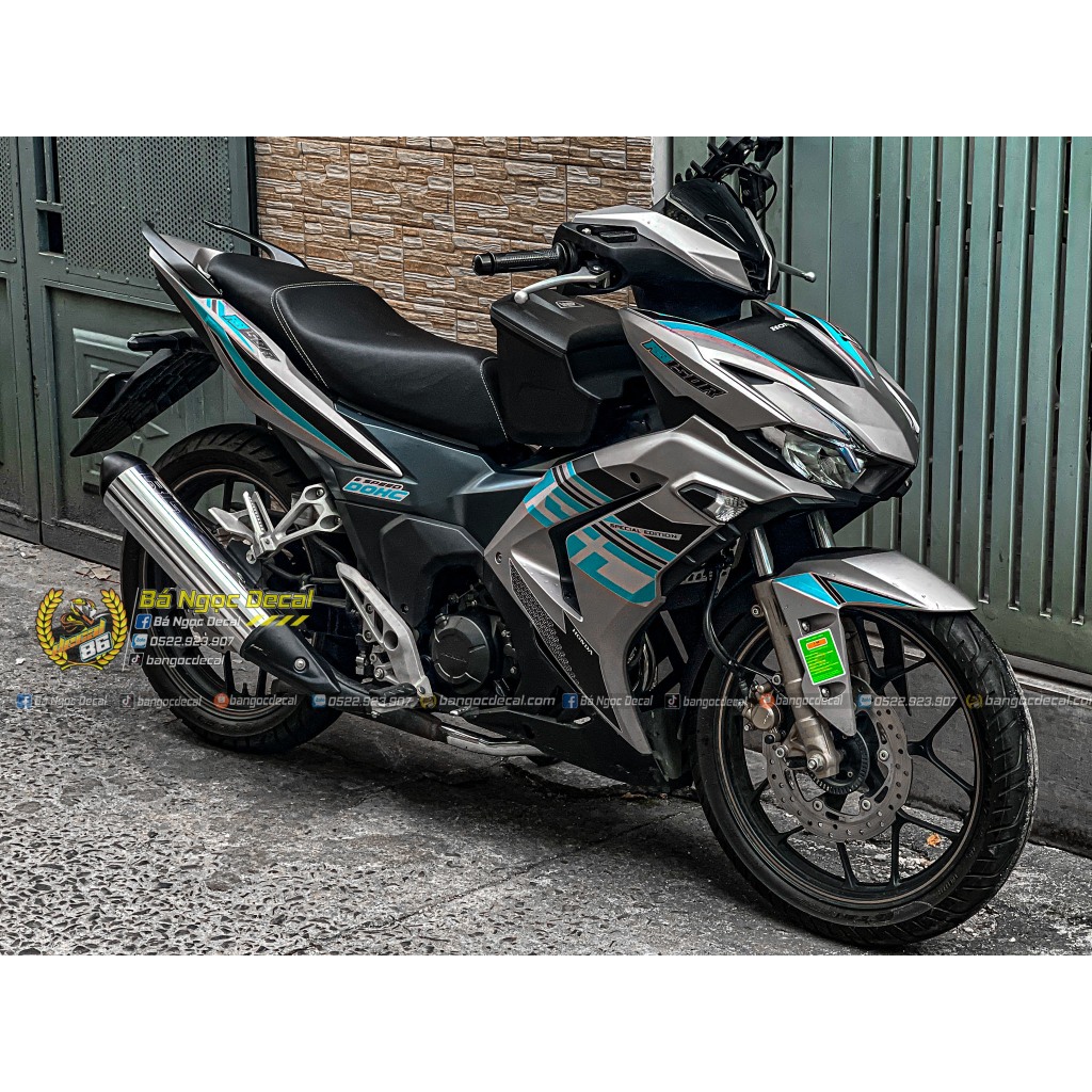 TEM DÁN 150 XE WINNER X V3 MÀU BẠC XANH ĐEN | Shopee Việt Nam