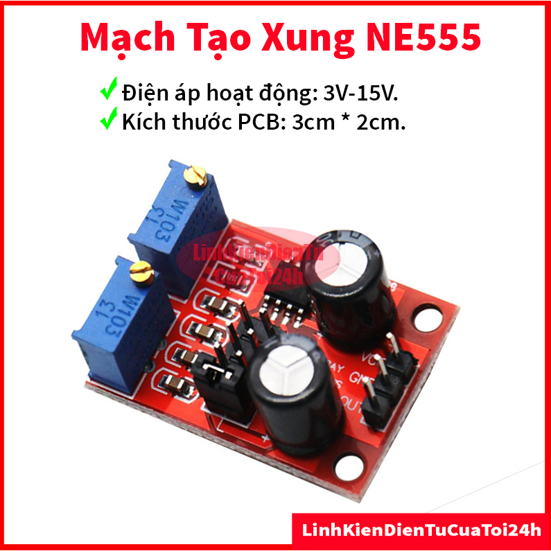 Mạch tạo xung NE555 PWM - Mạch 555 Xung Vuông | Shopee Việt Nam