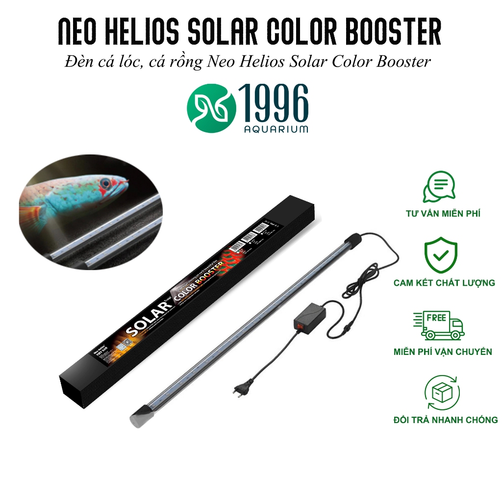 Đèn Bể Cá Neo Helios Solar Color Booster bản mới nhất, bảo hành 6 tháng ...