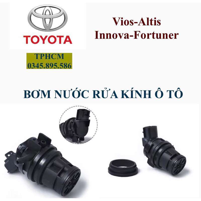 [TOYOTA] Bơm nước rửa kính ô tô Innova-Fortuner-Vios-Altis(Quà tặng ...
