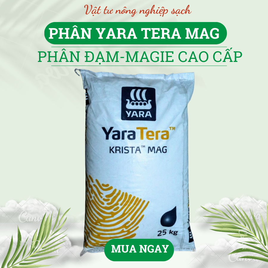 1kg Phân bón nhỏ giọt Yara Tera MAG xanh lá, bổ sung Magie | Shopee ...