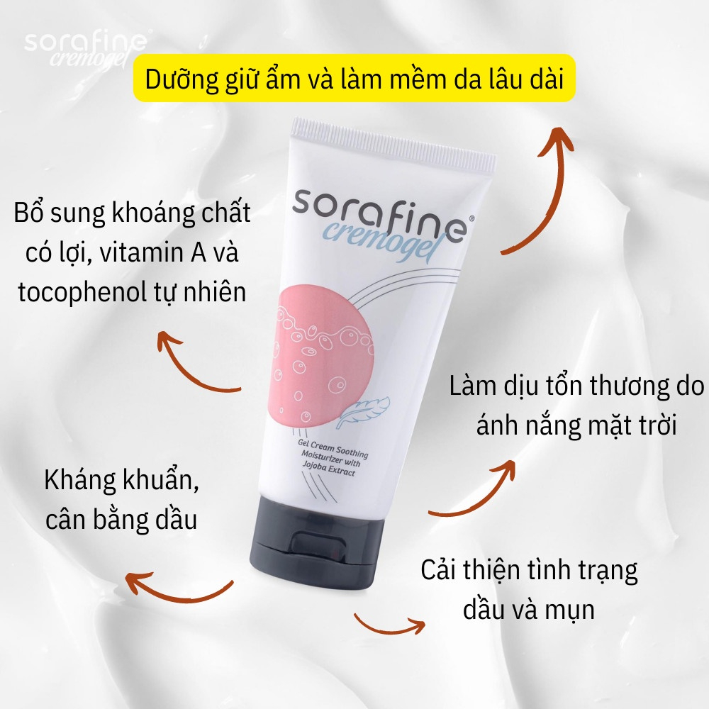Gel trị liệu hút dầu, se khít lỗ chân lông dành cho da dầu Sorafine ...