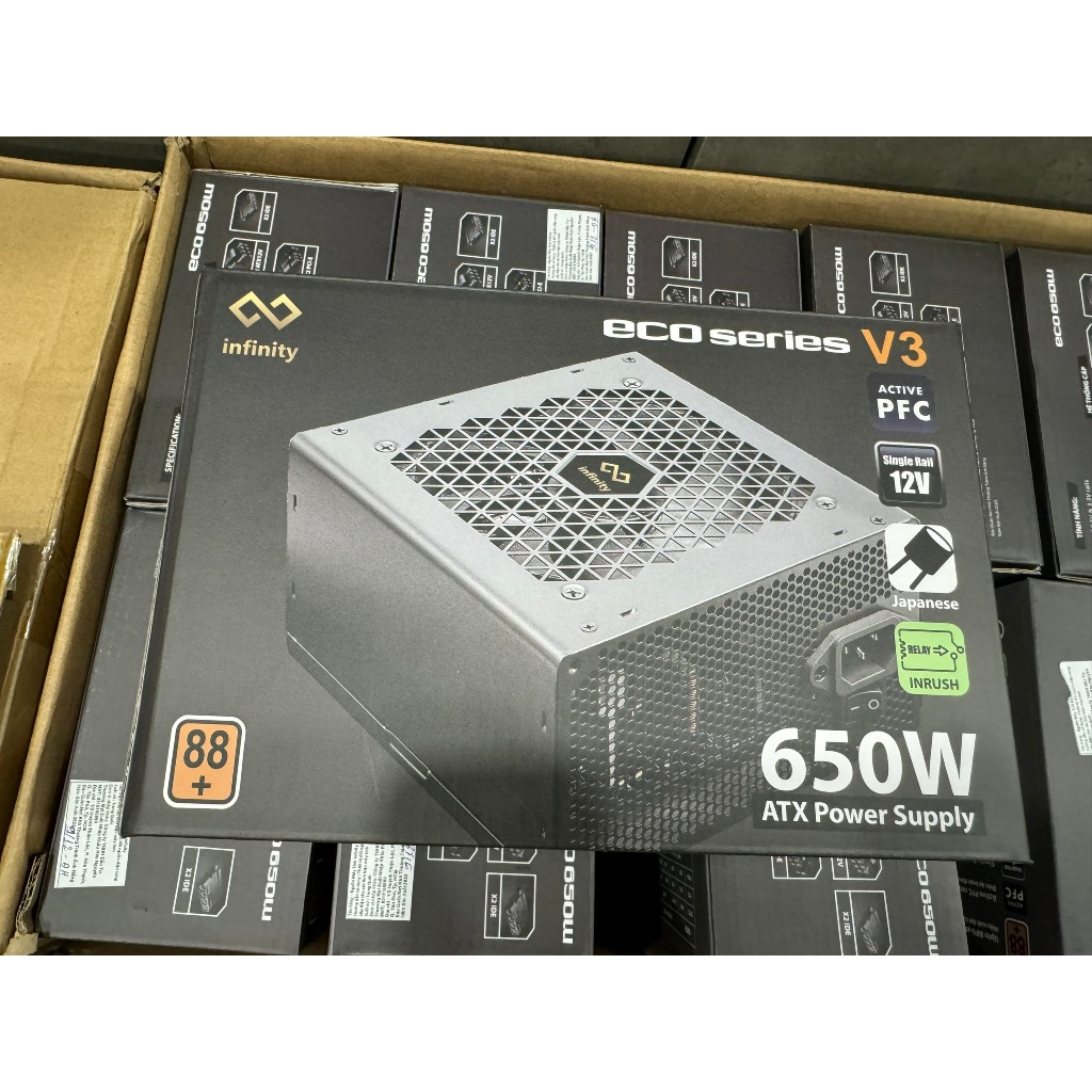 Nguồn Máy Tính Infinity ECO 650W (80 Plus/Active PFC/Single Rail) | Shopee Việt Nam