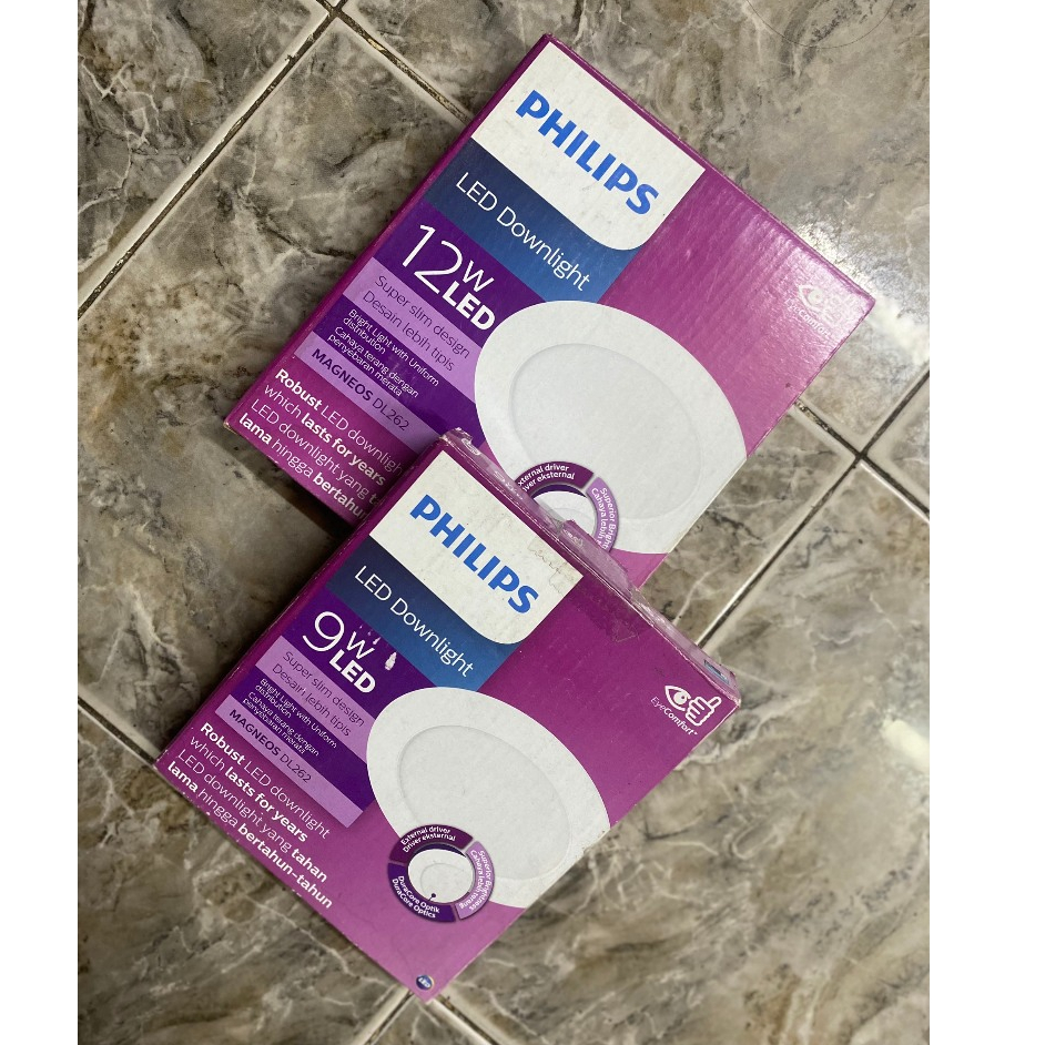 Đèn LED downlight Philips - LED âm trần DL262 siêu mỏng (6W, 9W,12W ...