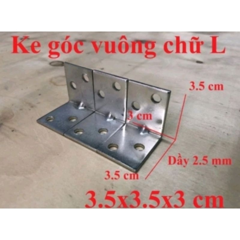 GIÁ RẺ.ke góc vuông chữ L bản rộng 3cm.bát góc sắt. ke góc Đài loan ...