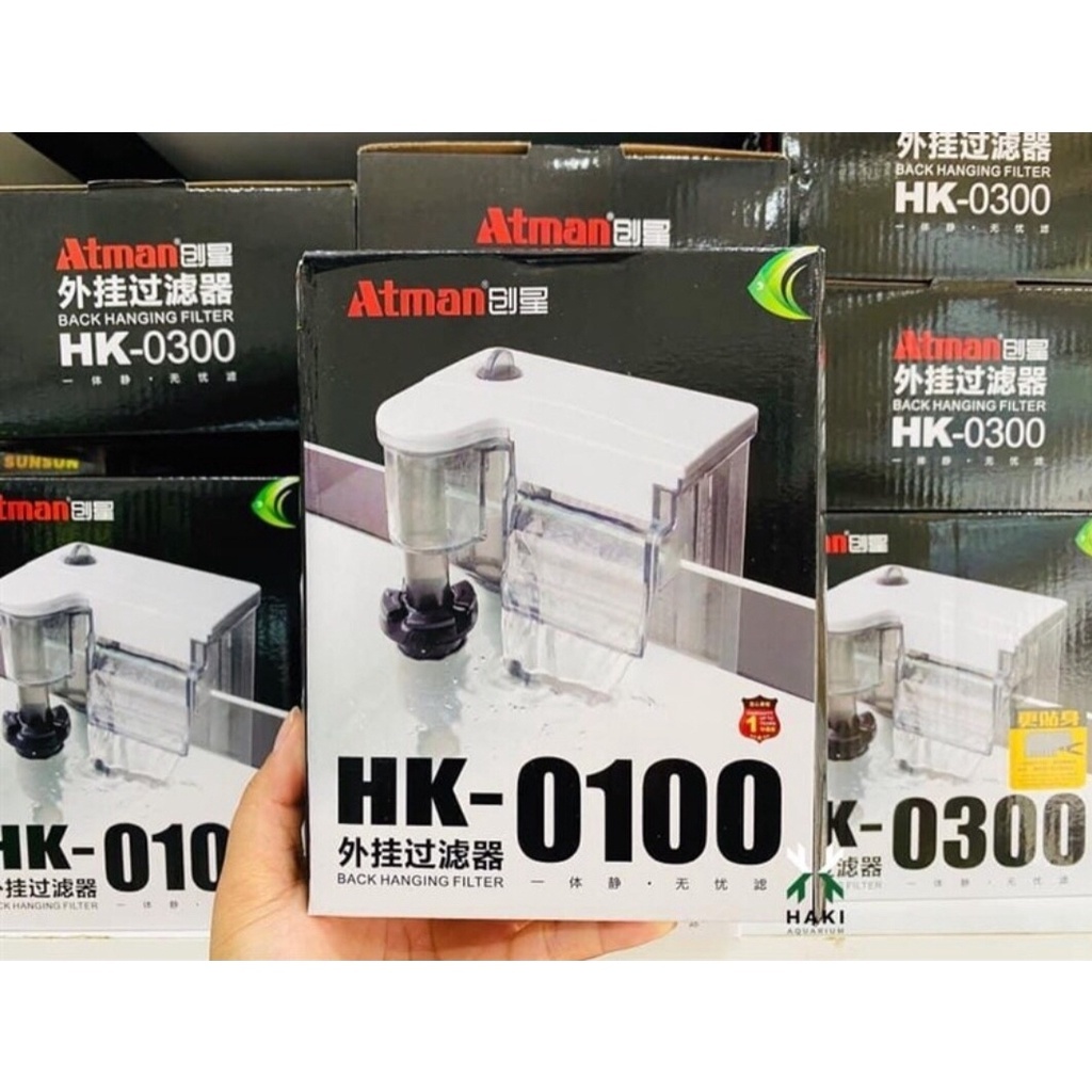 Lọc Thác Atman HK 0100 | 0300 | 0400 - Lọc Thác Đa Năng Có Hút Mặt Cho ...