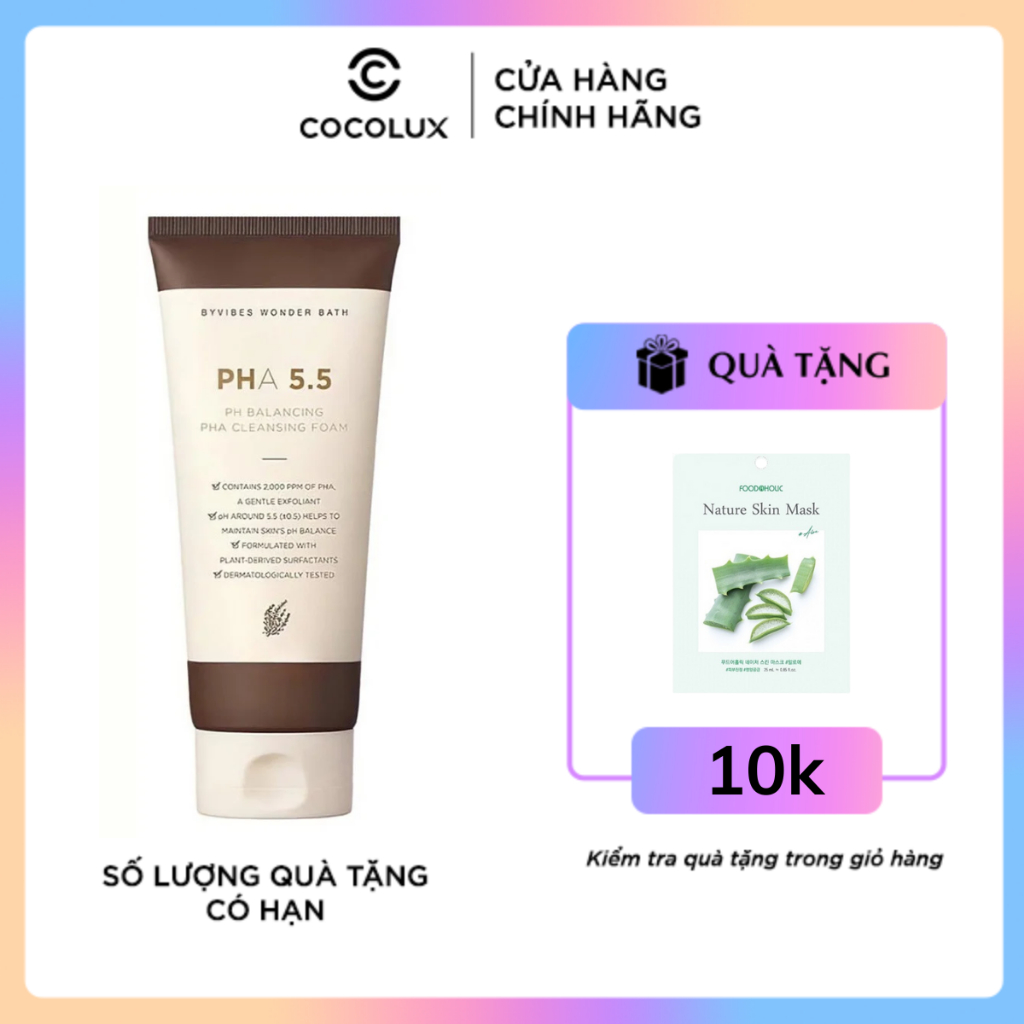 Sữa Rửa Mặt Byvibes Wonder Bath PHA 5.5 130ml | Shopee Việt Nam