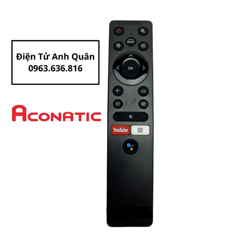 Remote tv Aconatic - Điều khiển tivi Aconatic giọng nói | Shopee Việt Nam