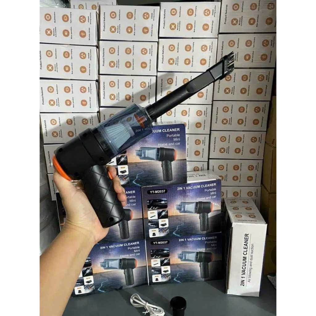 Máy hút bụi cầm tay mini không dây chính hãng , Lực hút siêu mạnh 5500 ...