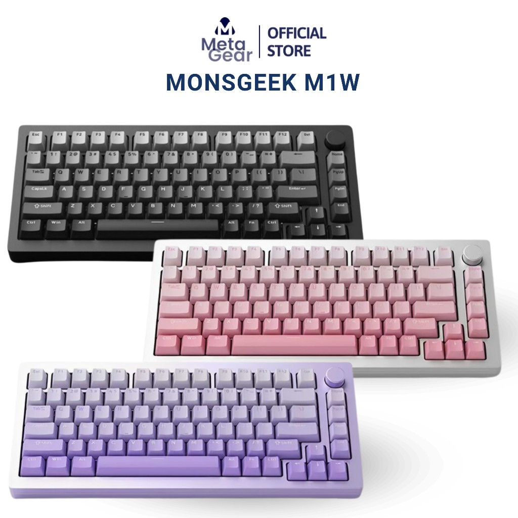 Bàn Phím Cơ MonsGeek M1W - M1W SP V3 (Full Nhôm CNC – Mạch xuôi – 3 ...