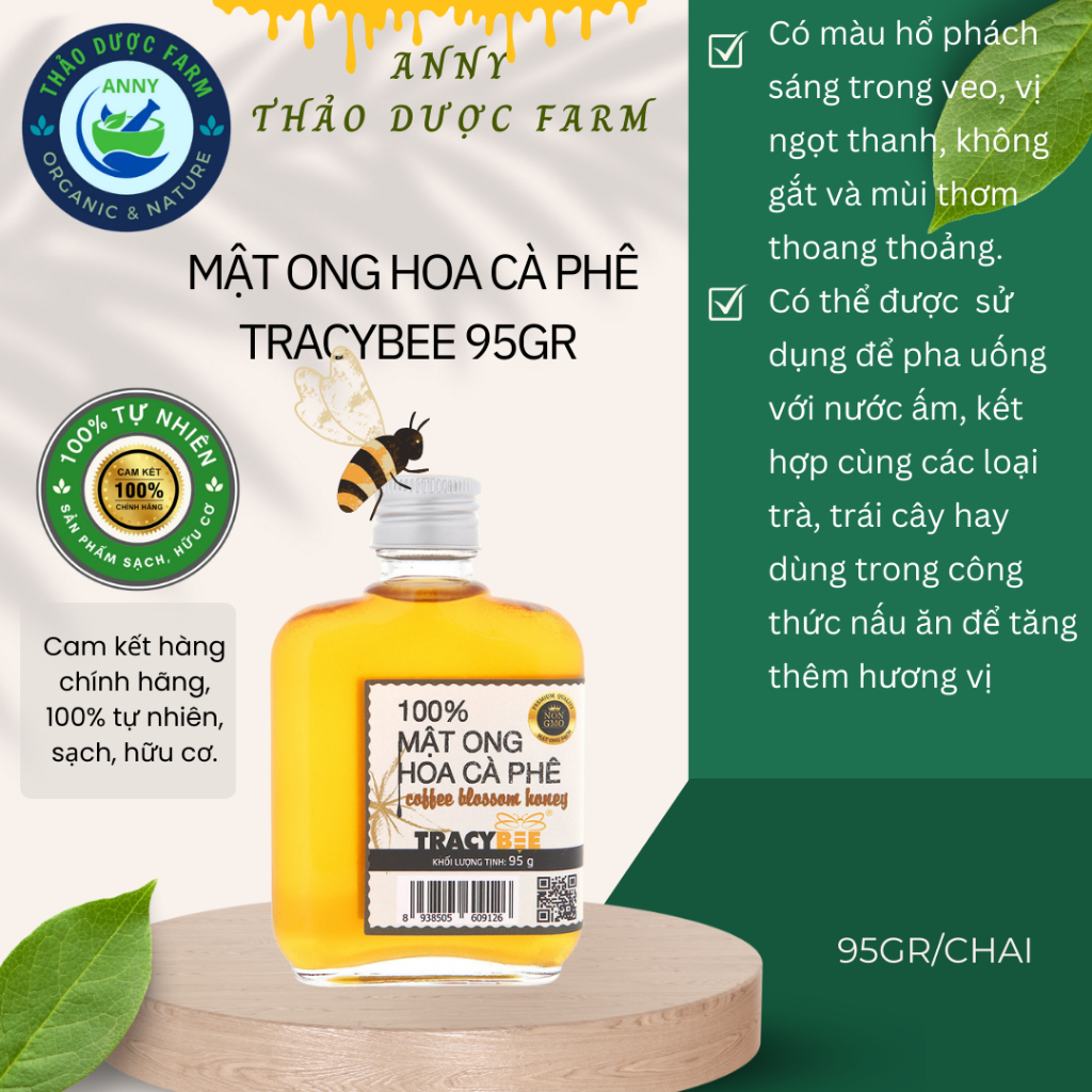 Mật ong hoa cà phê Tracybee 95ml | Shopee Việt Nam