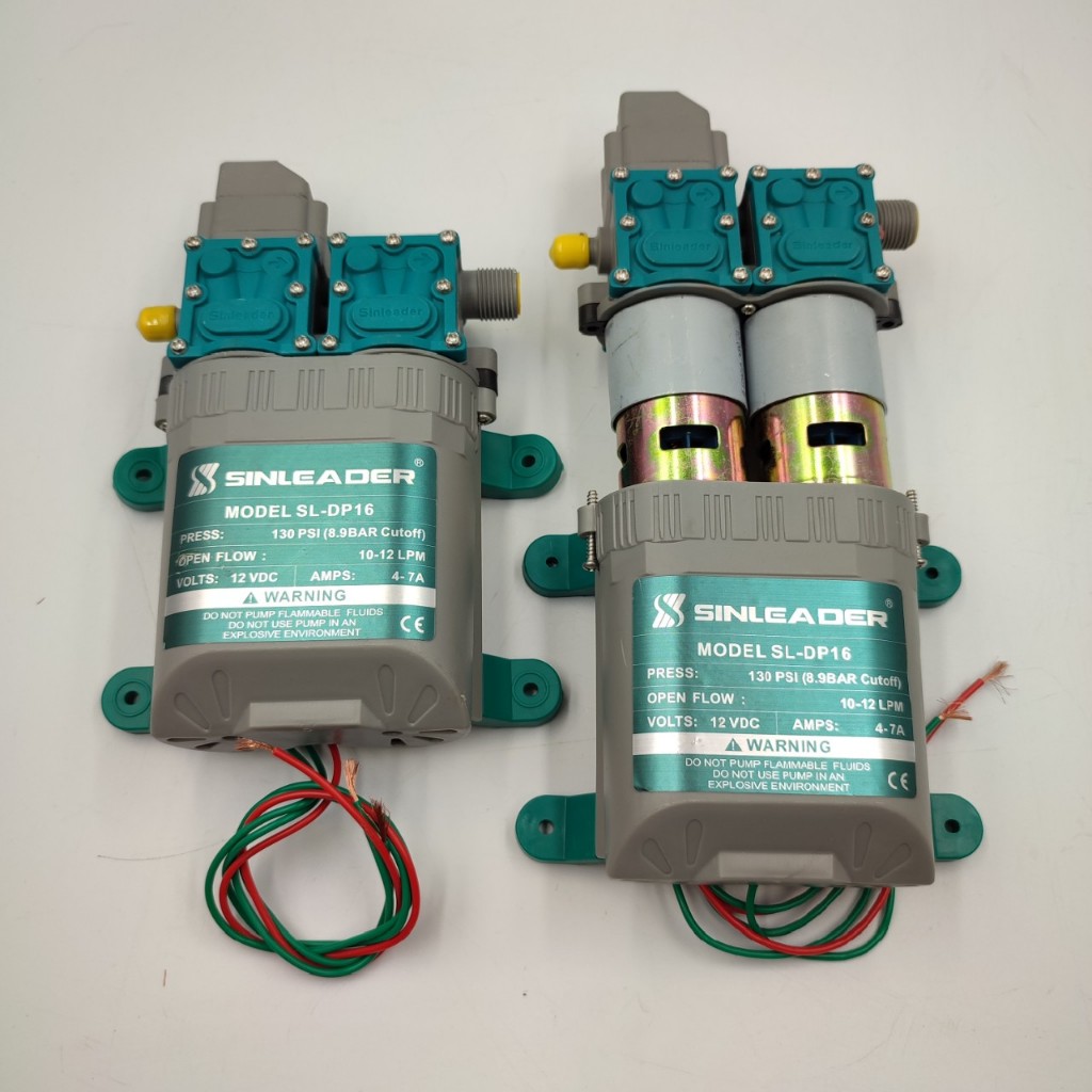 (Chính hãng) Bộ bơm đôi Sinleader SL-DP16 130PSI - 120W - 12V - Lõi đồng - Rơ le tự ngắt - Bảo ...