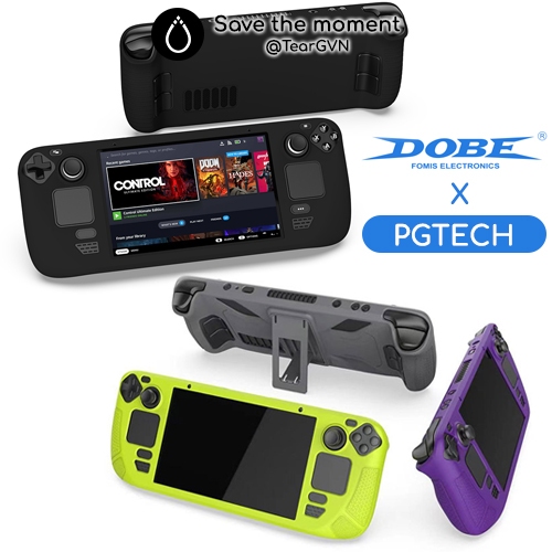 Ốp Silicone mềm mịn có chân đứng DOBE & PGTECH cho Steam Deck OLED / LCD | Shopee Việt Nam