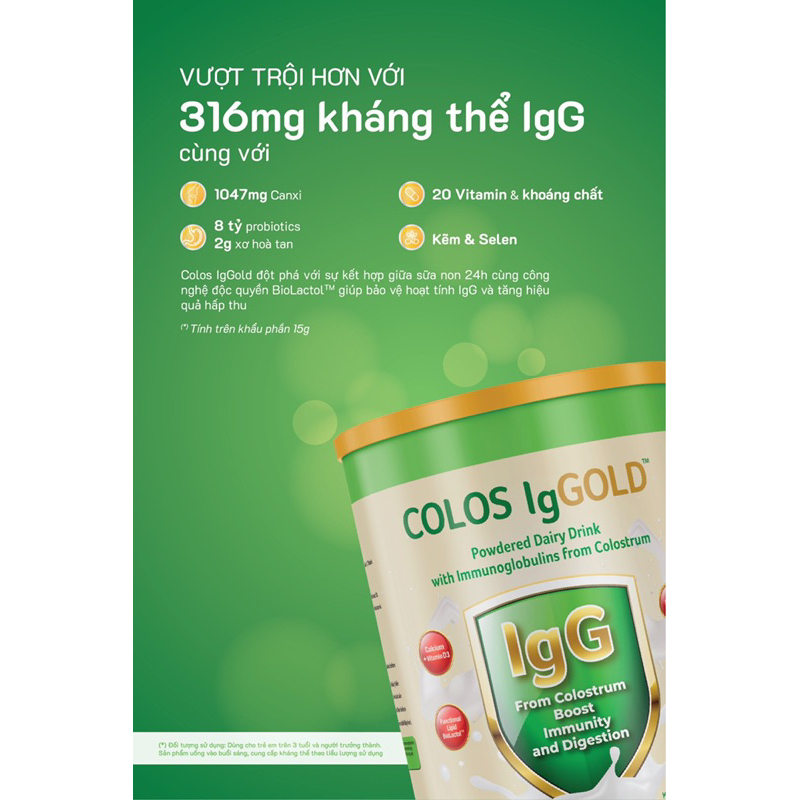 SỮA NON THỰC PHẨM BỔ SUNG COLOS IgGOLD 24H | Shopee Việt Nam
