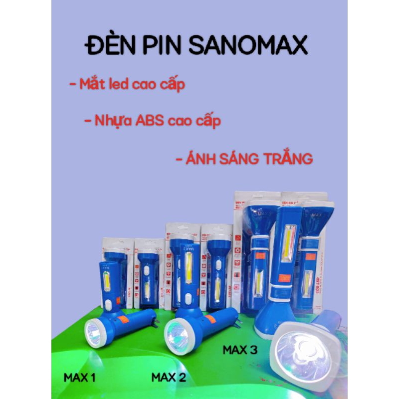 ĐÈN PIN CẦM TAY SANOMAX | Shopee Việt Nam