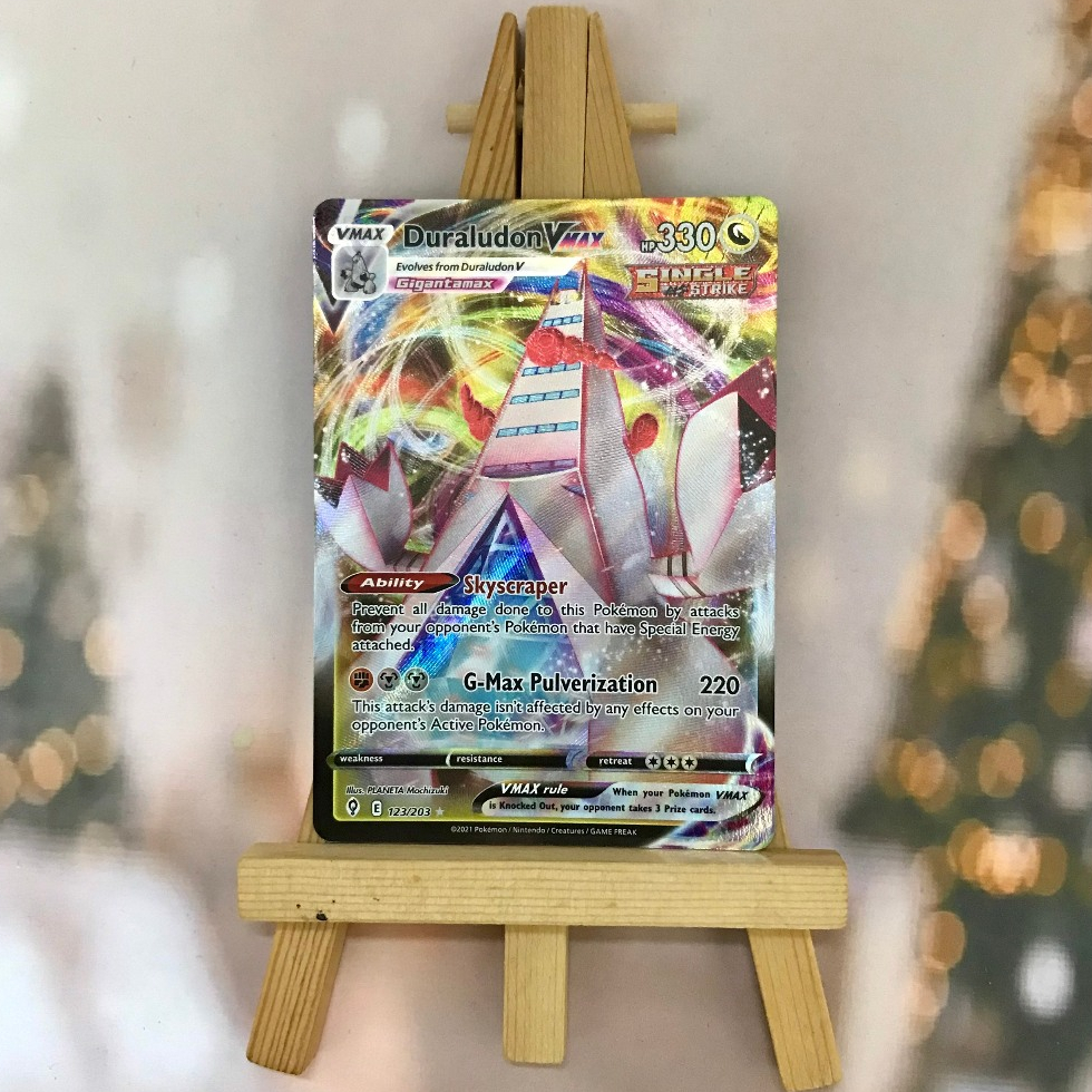 Thẻ hình Pokemon Duraludon VMAX 123/203 - Lá bài lẻ Evolving Skies ...