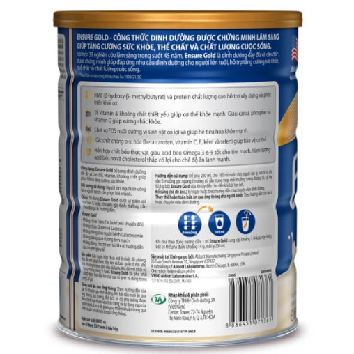 Sữa bột Ensure gold 850g Hương Vani | Shopee Việt Nam
