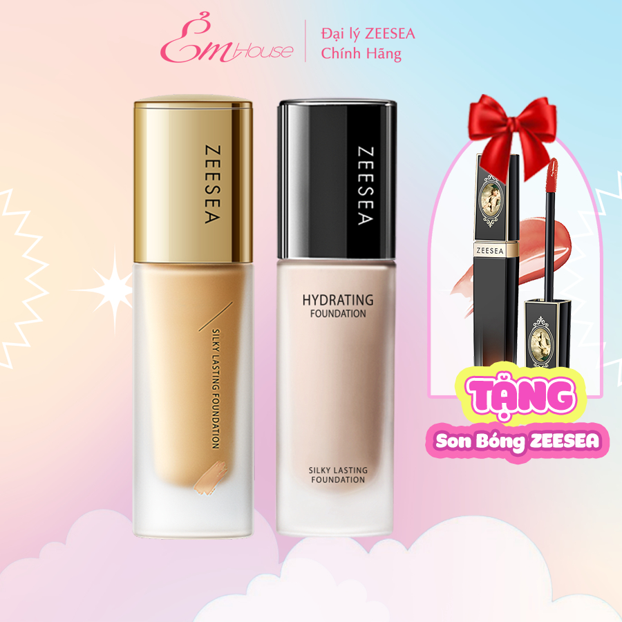 Kem Nền Mịn Da Che Khuyết Điểm Lâu Trôi ZEESEA Silky Long Lasting Makeup Foundation | Shopee ...