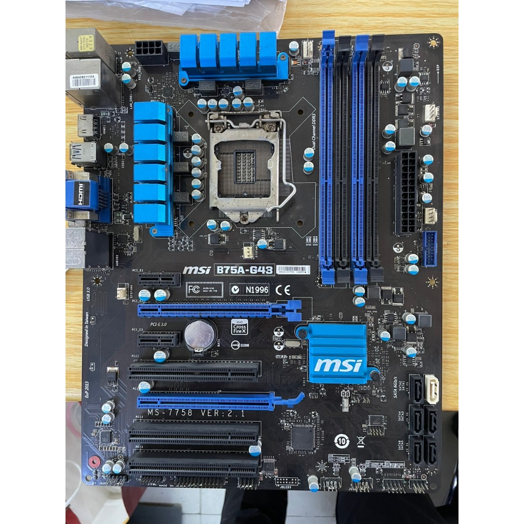 Main ASUS GIGA B75 g43 socket 1155 khe ram | Shopee Việt Nam