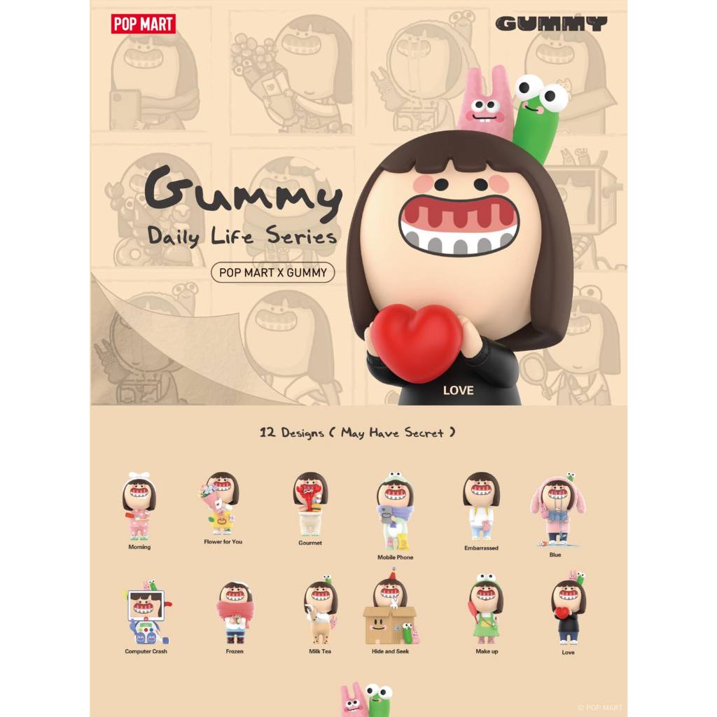 [Blind box] Gummy Daily Life - Pop Mart | Shopee Việt Nam