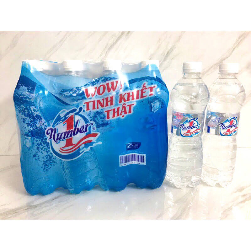 lốc 24 chai nước suối tinh khiết Number one 500ml | Shopee Việt Nam