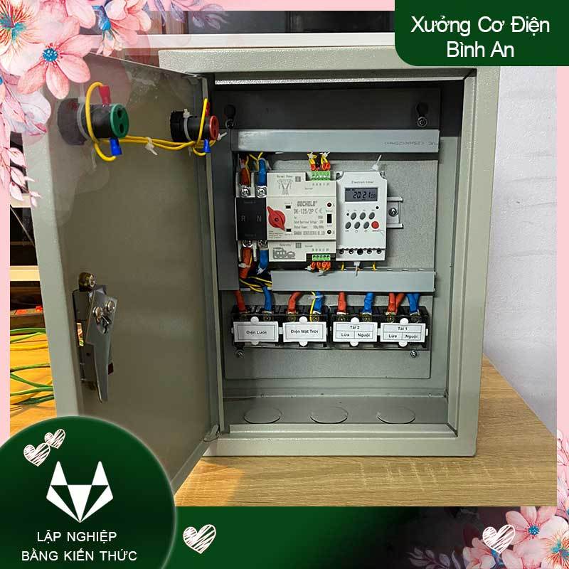 Tủ đảo nguồn ATS 1 pha 100A chuyển nguồn trong ngày hẹn tới 28 chu ...