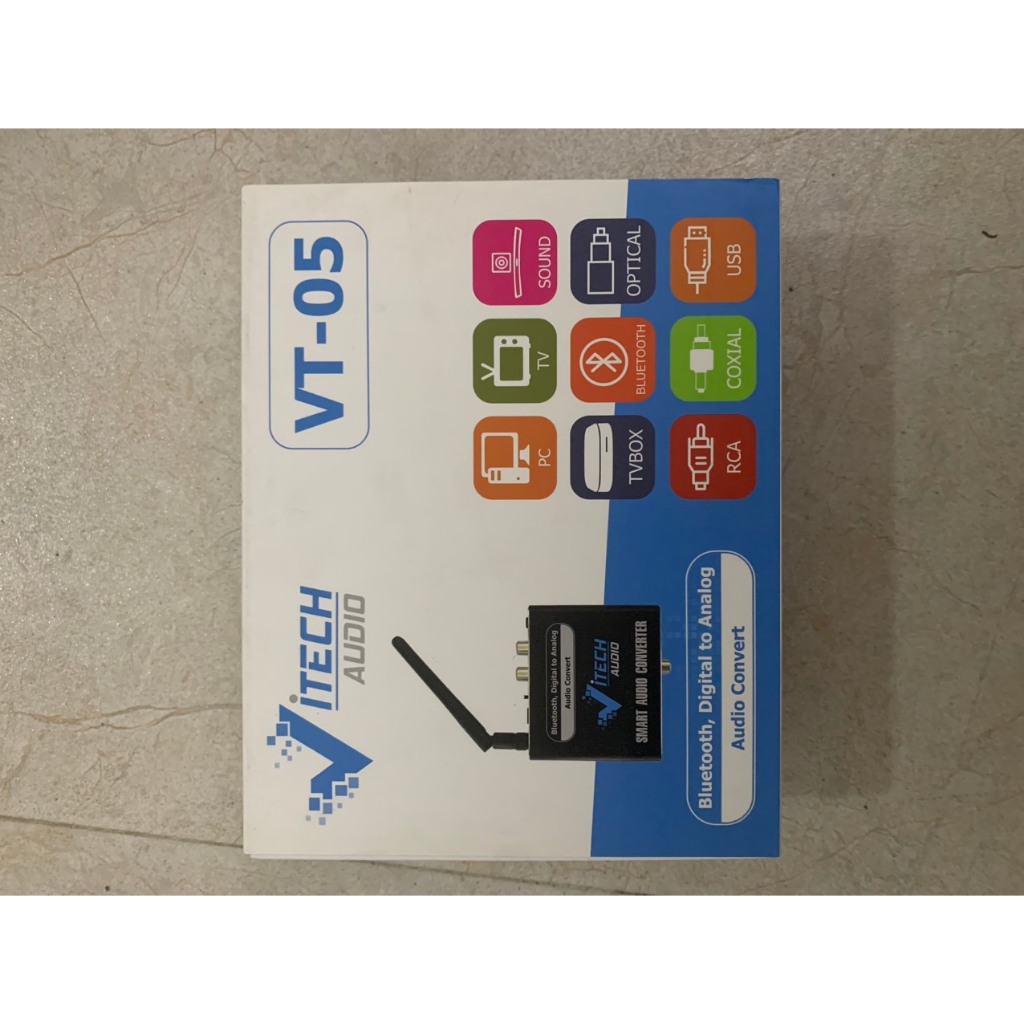 Chuyển quang VITECH VT05 Kết nối bluetooth, có điều khiển từ xa ...