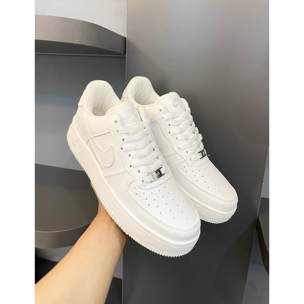 Giày AF1 trắng, giày Air Force 1 trắng full box bill phụ kiện | Shopee ...
