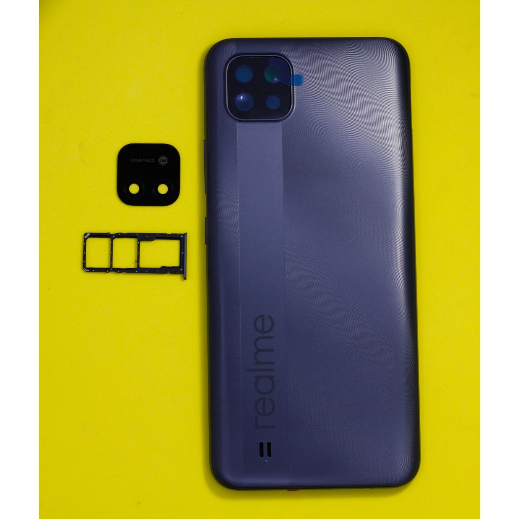 Nắp lưng Realme C11 2021 - Bản màn 2 cáp, nhiều màu (Gồm: lưng, kính ...