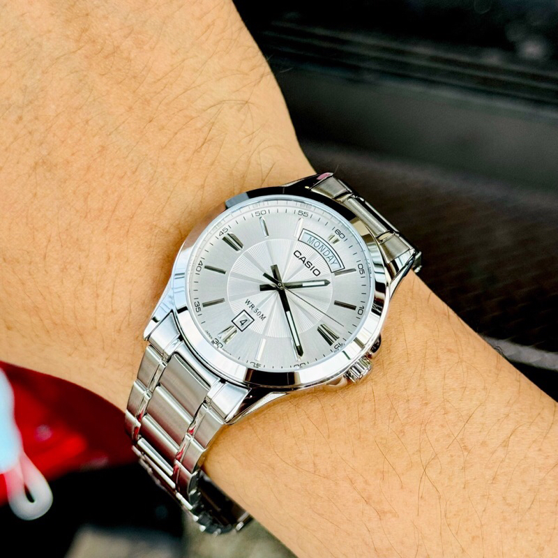 Đồng hồ nam dây thép Casio MTP 1381L 1381D 1381G | Shopee Việt Nam