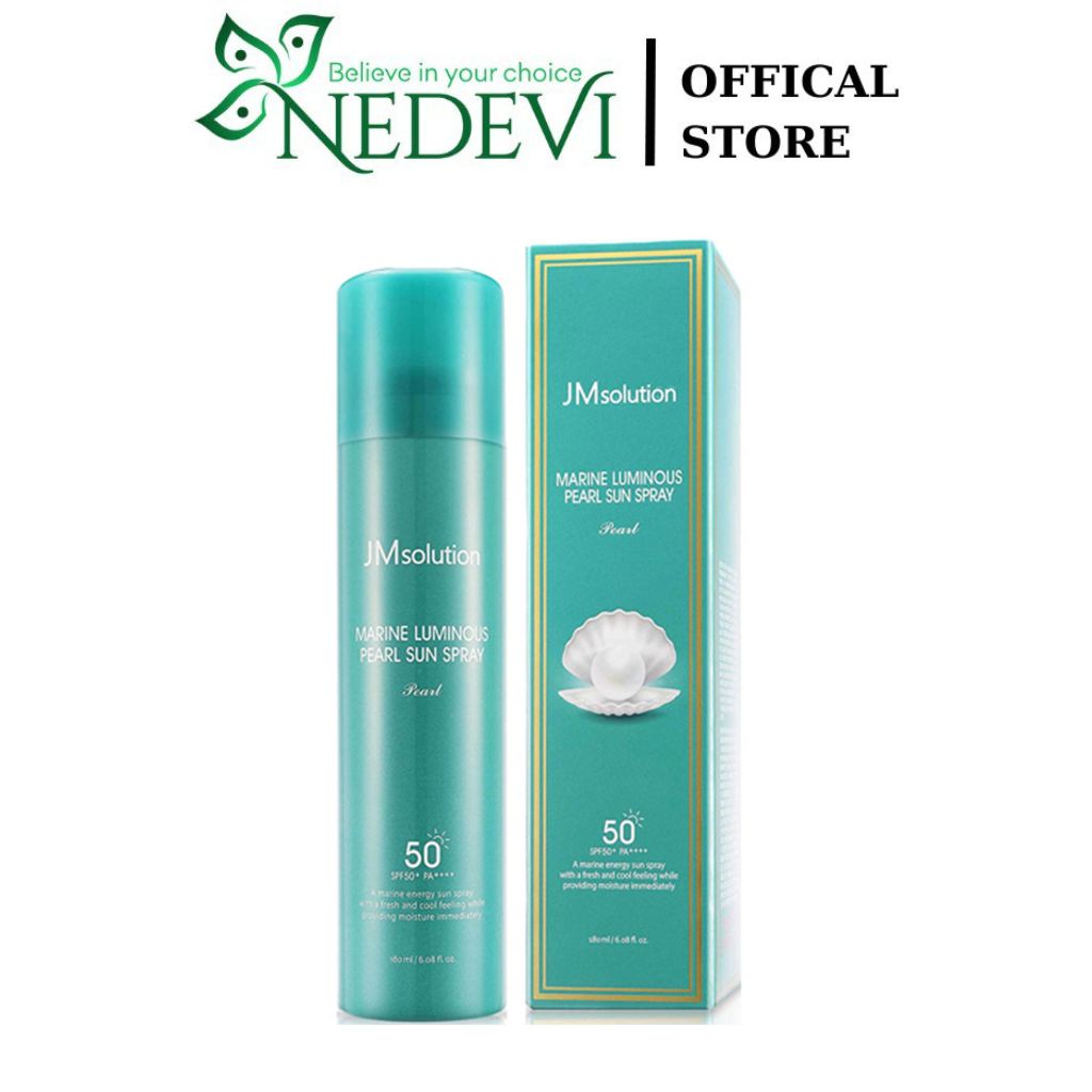 Xịt Chống Nắng Body JM Solution Marine Luminous Pearl Sun Spray SPF50+PA++++180ml - NEDEVI MALL ...