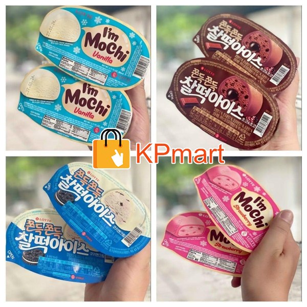 Kem mochi Hàn Quốc Lotte I'm Mochi 90ML | Shopee Việt Nam