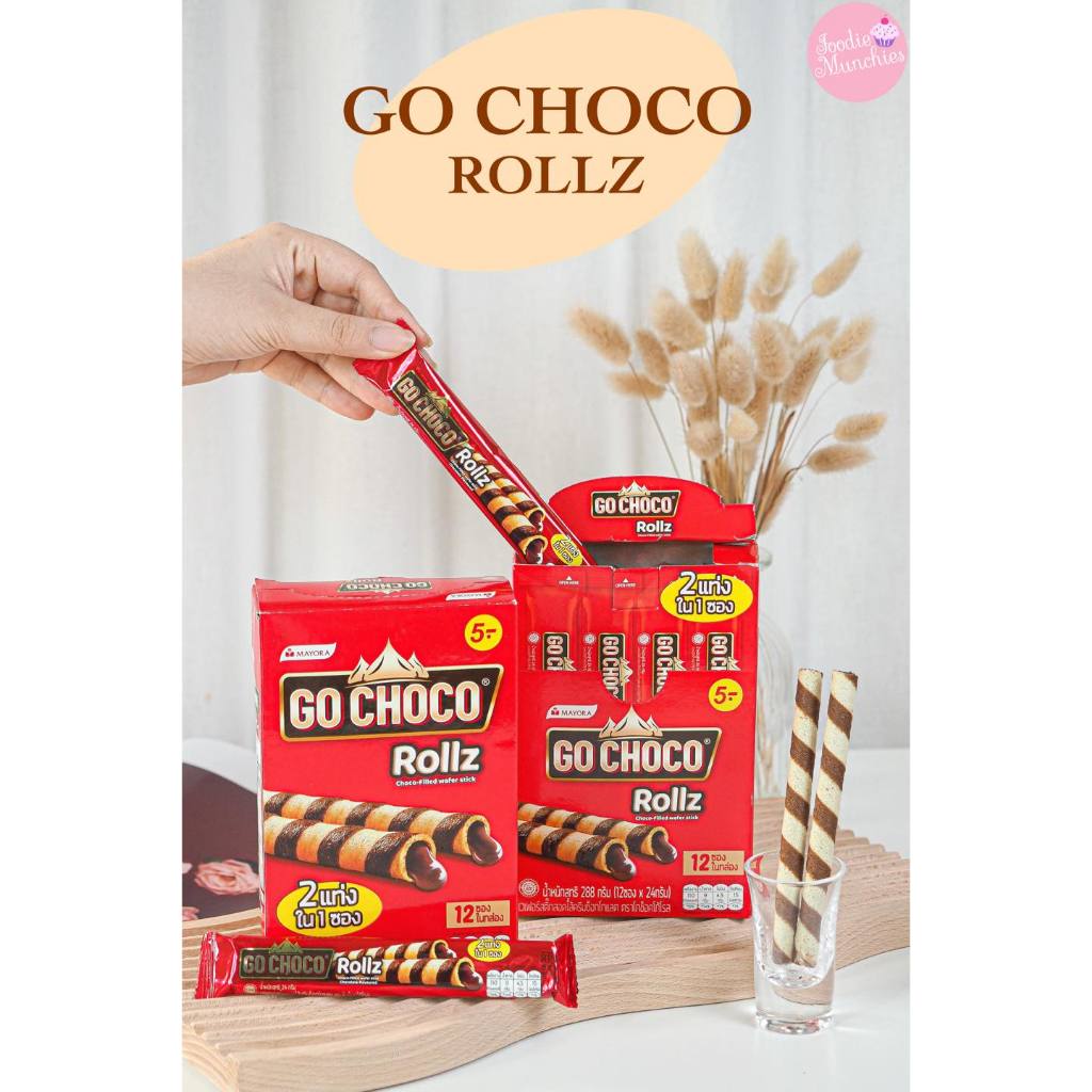 Bánh Quế Socola Go Choco Rollz 20 Cây | Shopee Việt Nam