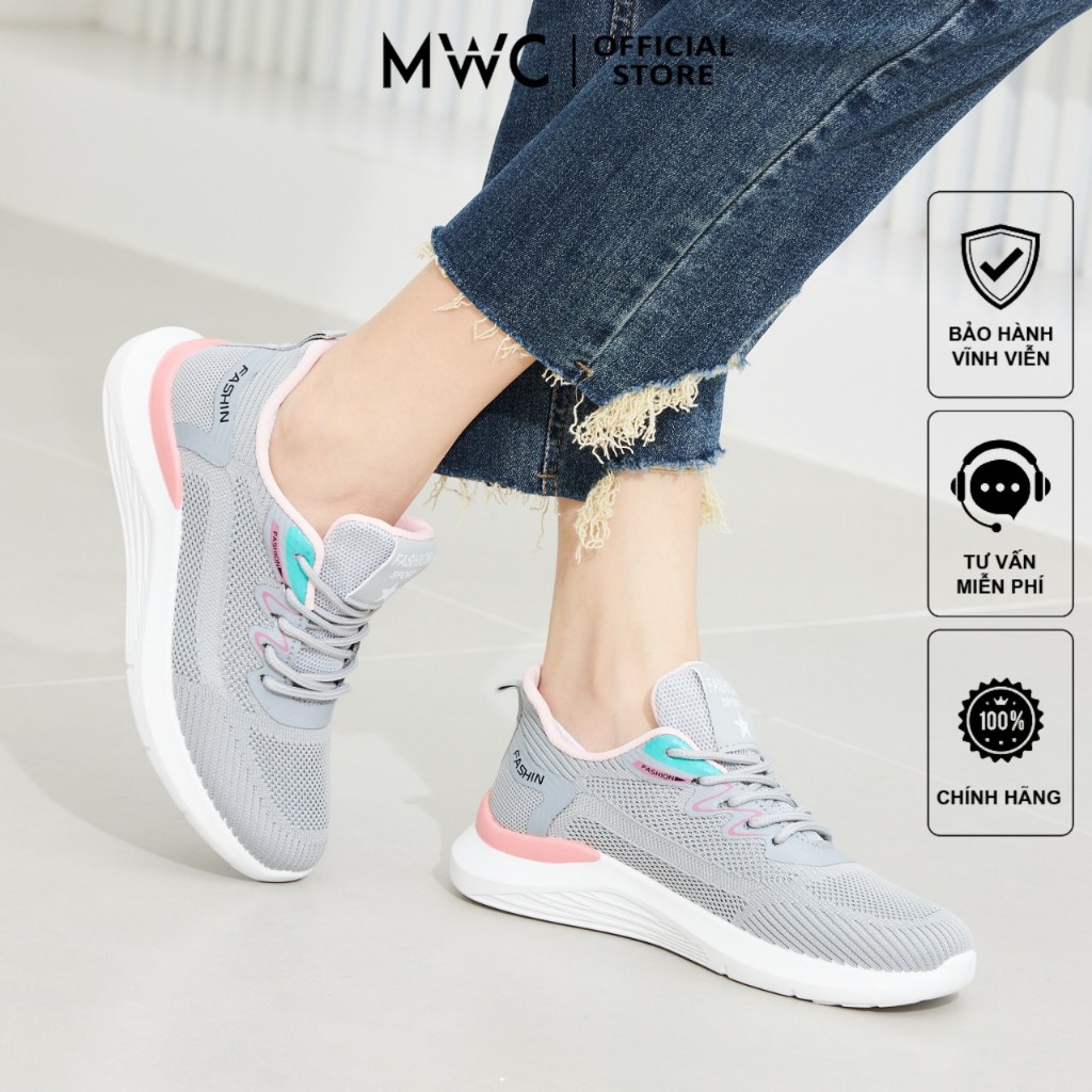 Giày Thể Thao Nữ MWC 0735 - Giày Thể Thao Nữ Vải Siêu Êm Chân Đế Bằng ...