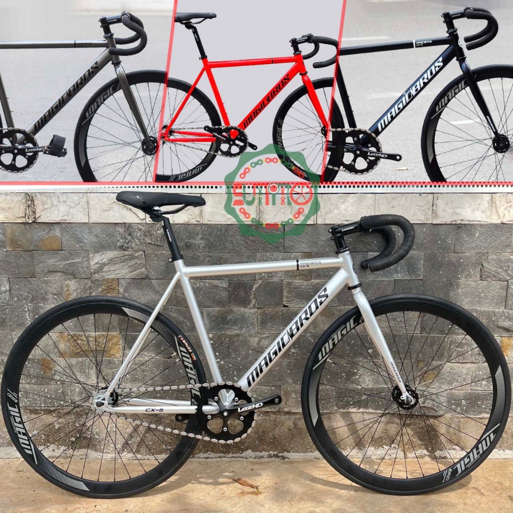 Xe đạp fixed gear MAGICBROS CX5 khung thép | Shopee Việt Nam